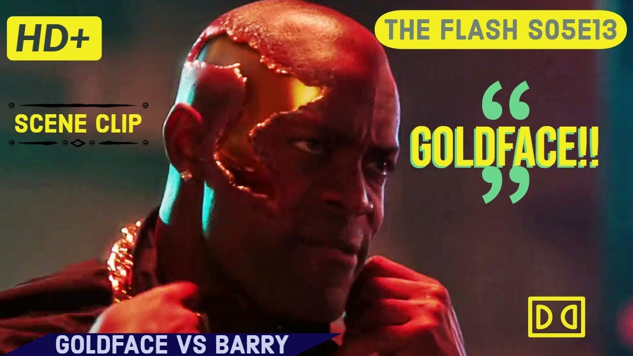 GoldFace vs Barry| The Flash S05E13 | Scene Clip - YouTube