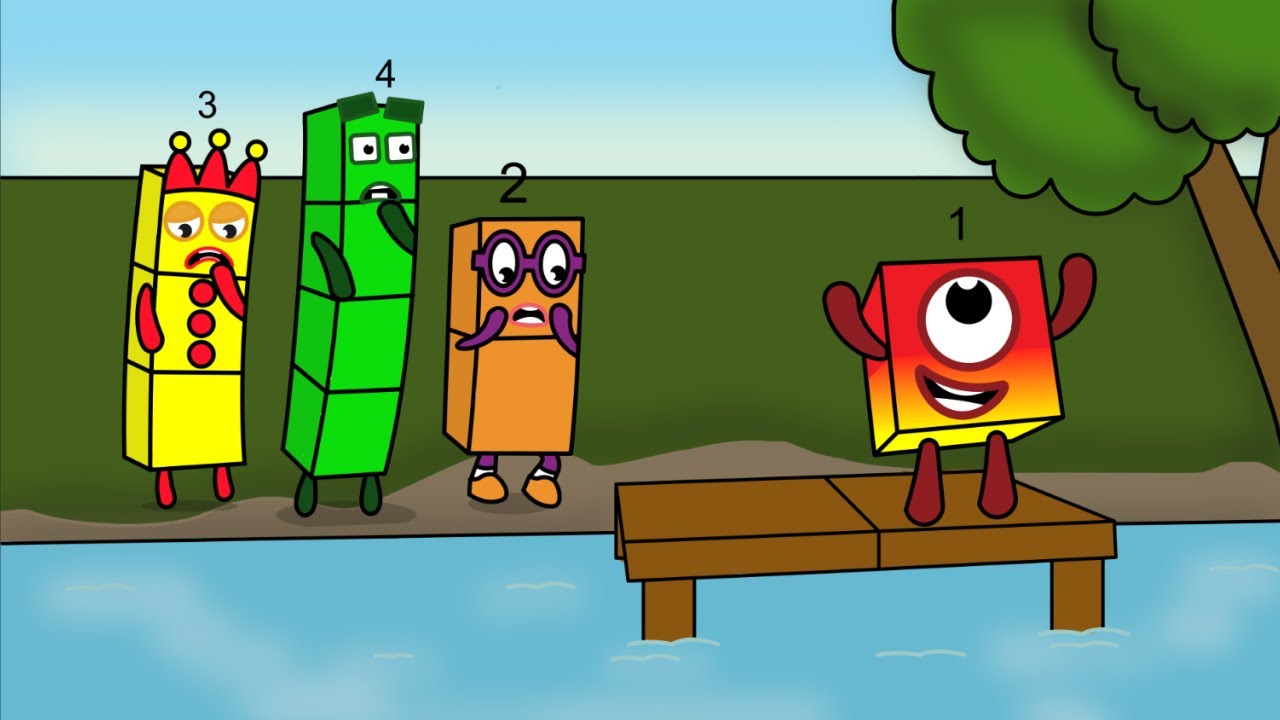 Numberblocks 2 3 4 Just Saw a Hidden Color Pattern Numberblocks 1 - fan ...