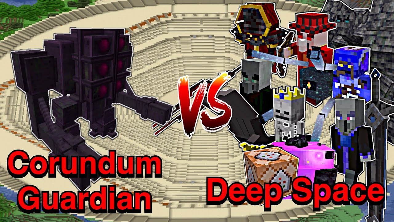 Corundum Guardian VS Deep Space | Minecraft |Mobs Battle - YouTube