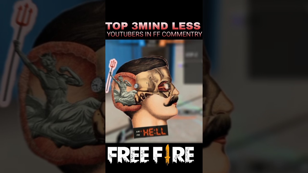 TOP #3 Mind FF YOUTUBER #freefire #viral #shorts - YouTube