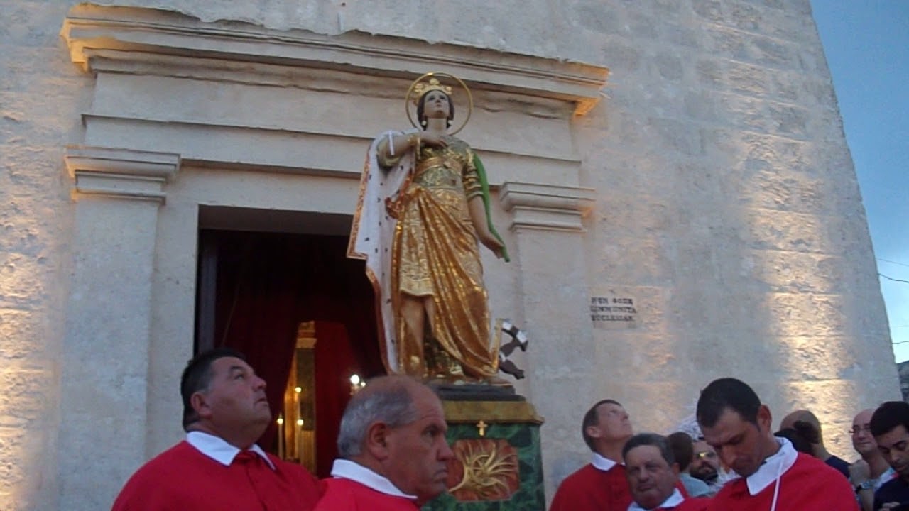 Hrug purcissjoni festa Santa Katarina Rabat Malta 2018 - YouTube