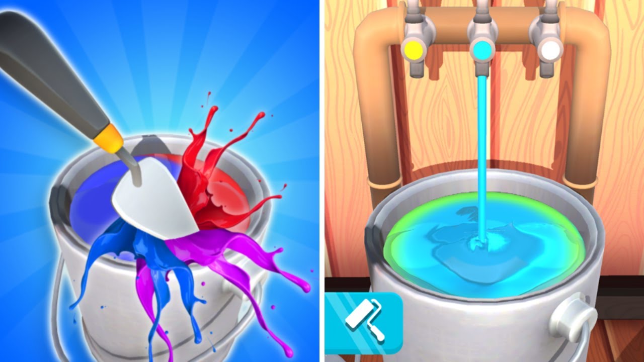 Color Maker 3D 💧🩸🎨 Gameplay iOS - Mixing Colors - YouTube