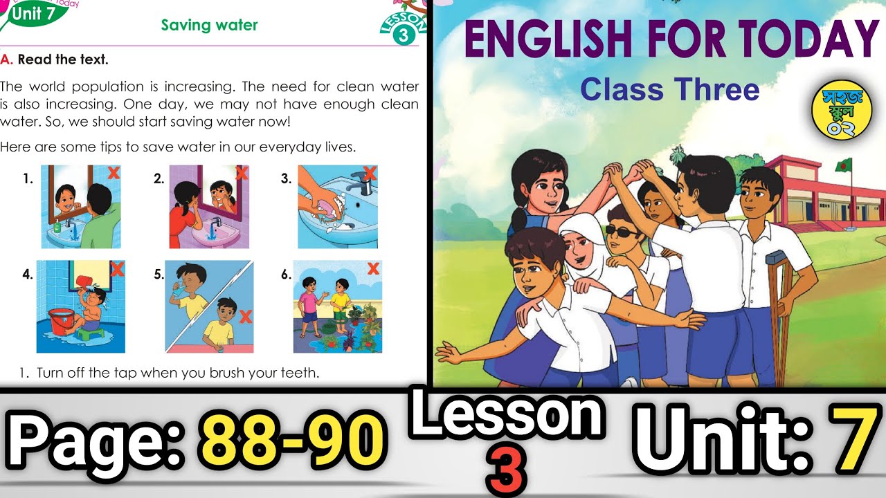 Class 3 English Page 88-90 Unit 7 Lesson 3 New Book 2024 SohojSchool02 ...
