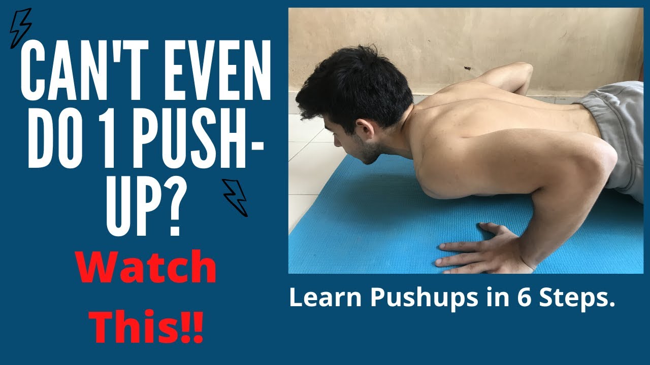 Learn to do PUSH-UPS in 6 EASY Steps! | Basics with Harsh Gandhi - YouTube