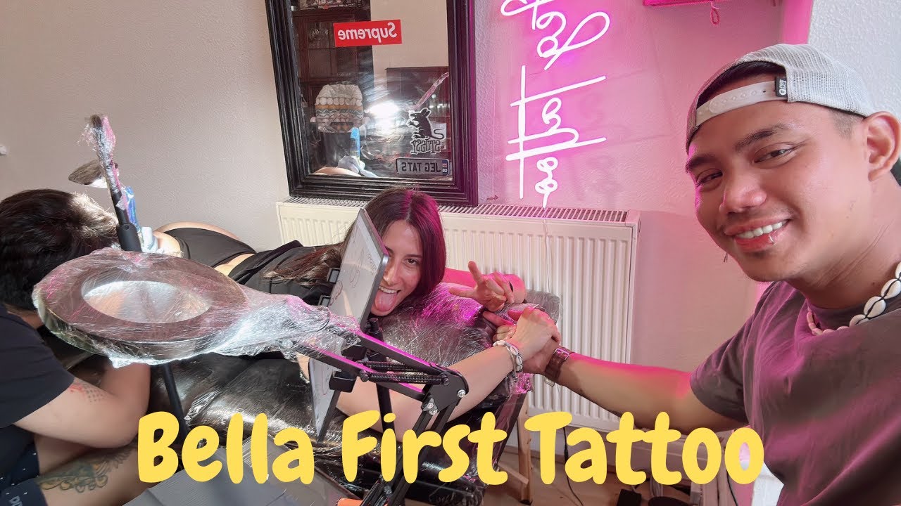 Bella First Tattoo 4K - YouTube
