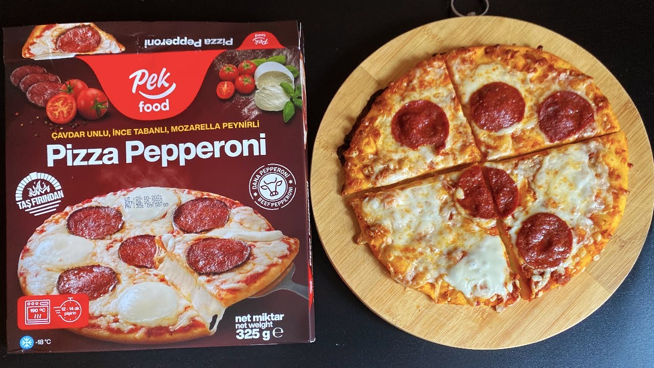 Pek Food Pizza Pepperoni - YouTube