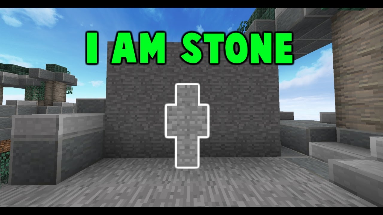 I AM STONE!! | Minecraft Hypixel Skywars - YouTube