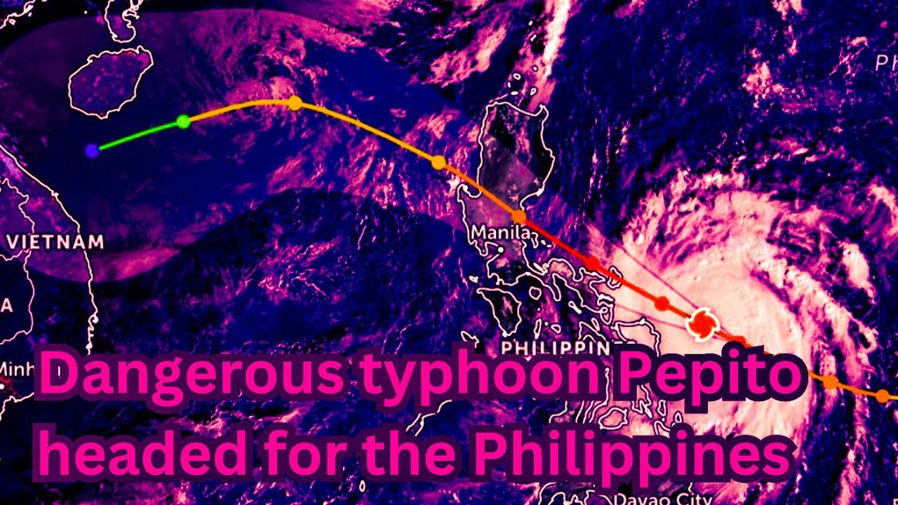 Update on typhoon pepito in the Philippines November 16th 2024 ⚠️ ...