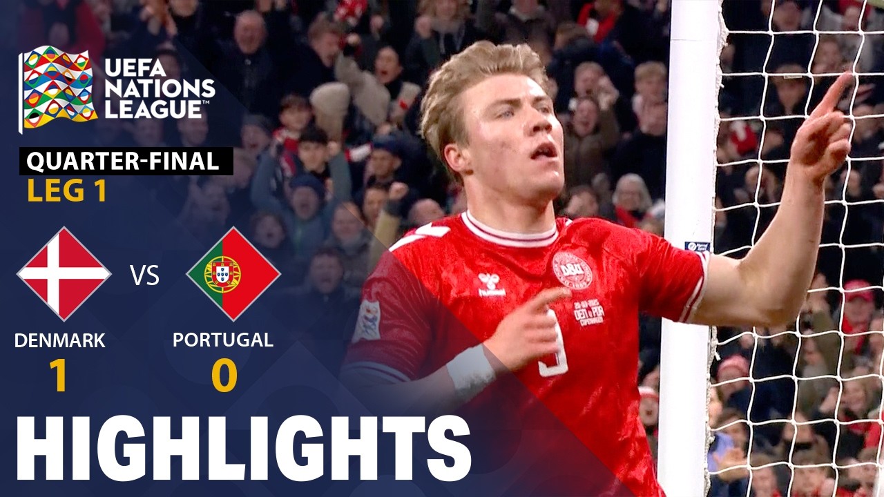 Denmark vs Portugal | Highlights | UEFA Nations League | 21st March ...