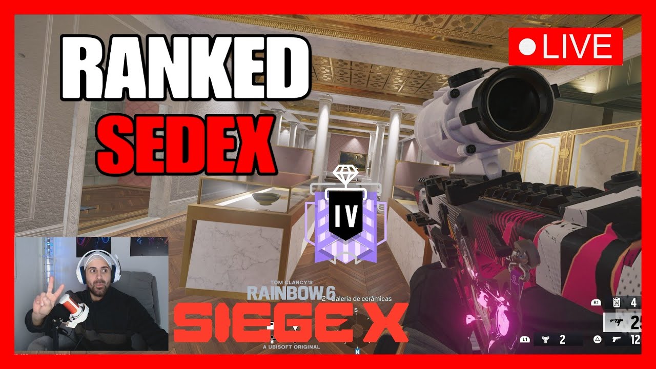 🔴 LIVE SIEGE X RANKED SEDEX NOVA SKIN COLAB !!(RAINBOW SIX SIEGE ...
