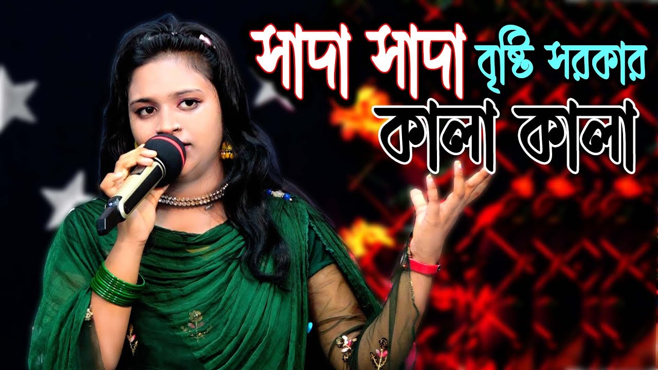 Sada Sada kala kala | তুমি বন্ধু কালা পাখি আমি যেন কি | বৃষ্টি সরকার ...