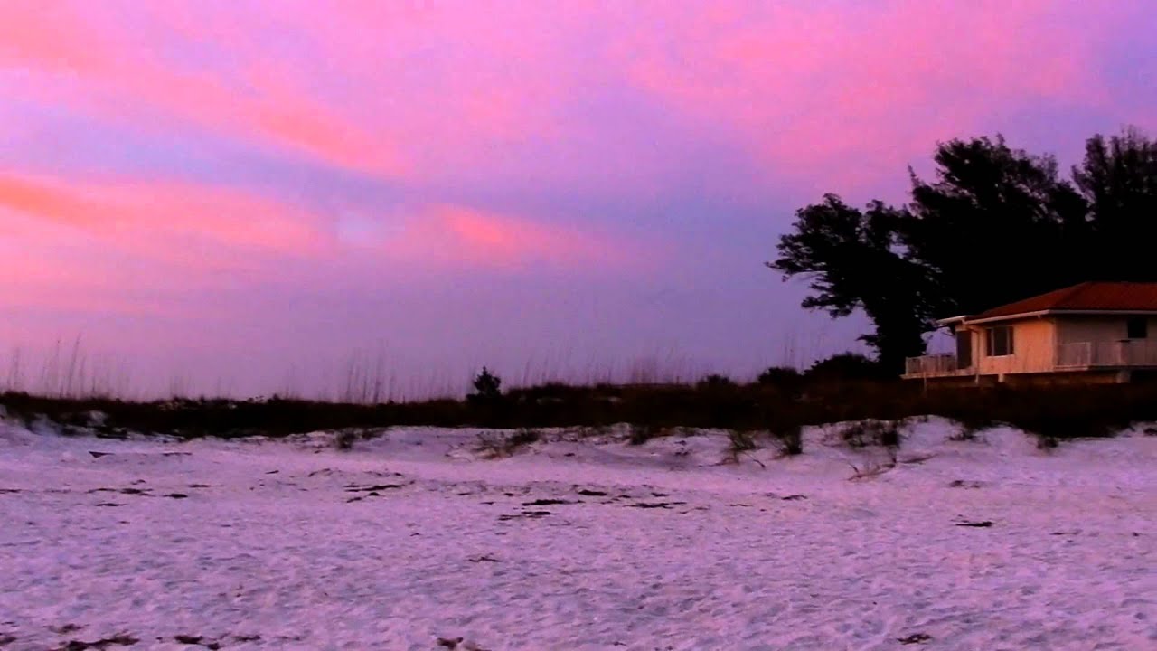 Sunset at Bean Point Beach, Ana Maria Island - YouTube