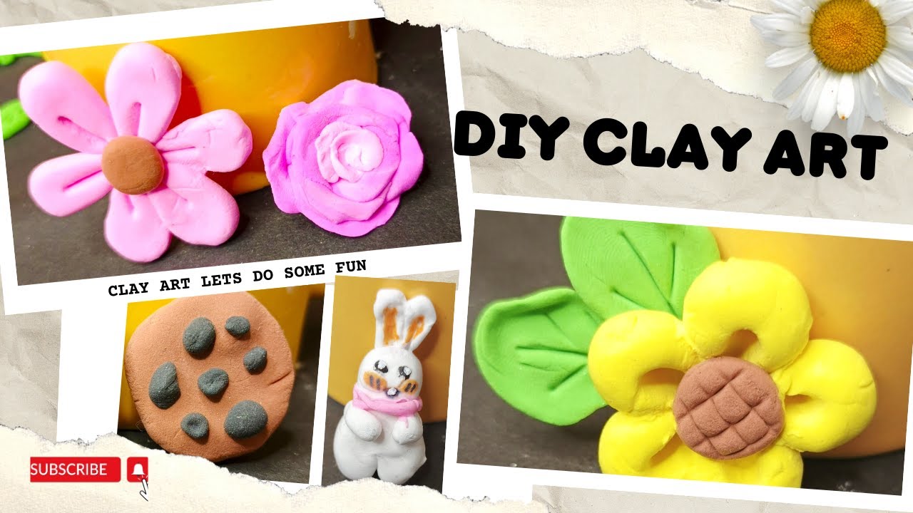 Dry Clay Delights: Easy DIY Projects to Brighten Up Your Space! | Clay ...