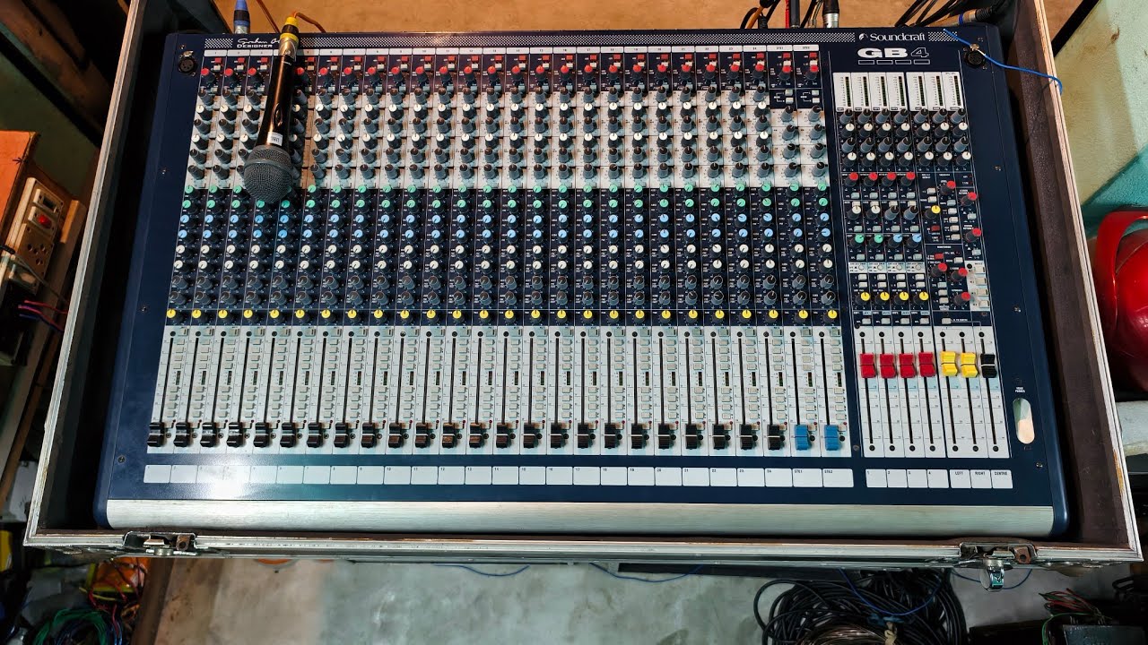Soundcraft gb4 24 chnil MIXING CONSOLE review #hassansoundsolution ...