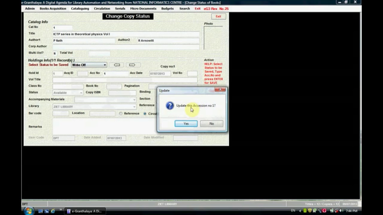 8. How to Change the Copy Status - YouTube