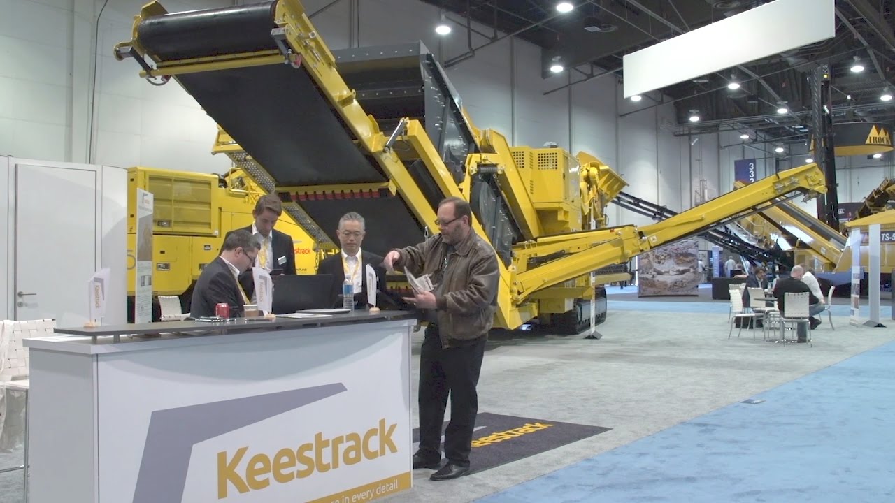 Easy set-up for Keestrack crusher - YouTube