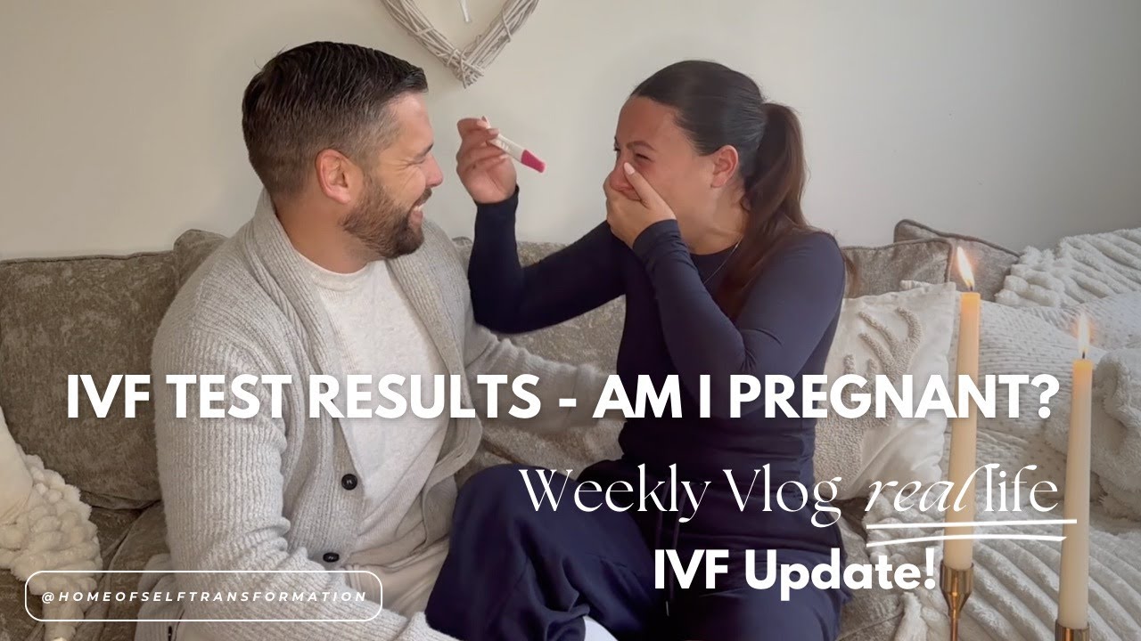 IVF Pregnancy Test Results | Real-Time Results + Raw Emotion 💛 - YouTube