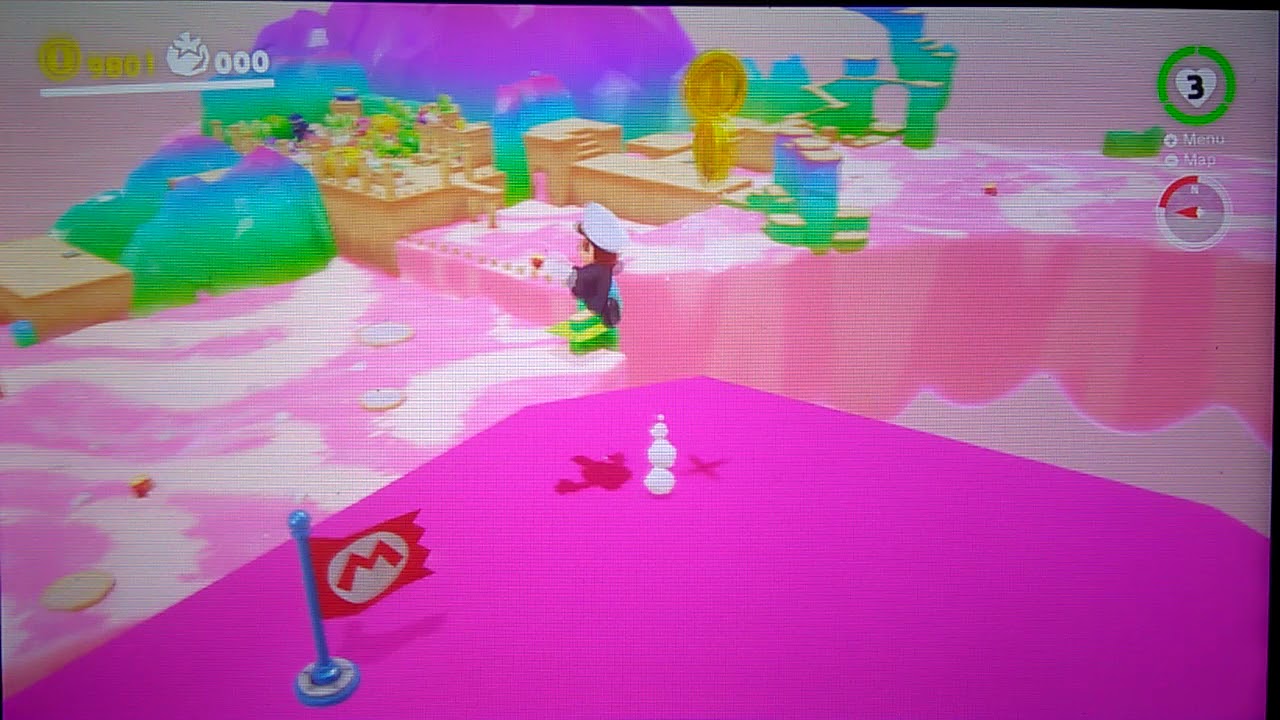 Super Mario Odyssey Testing Jumps for Luncheon Impossible Jump - YouTube
