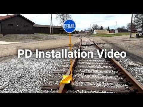Portable Derail Installation - YouTube