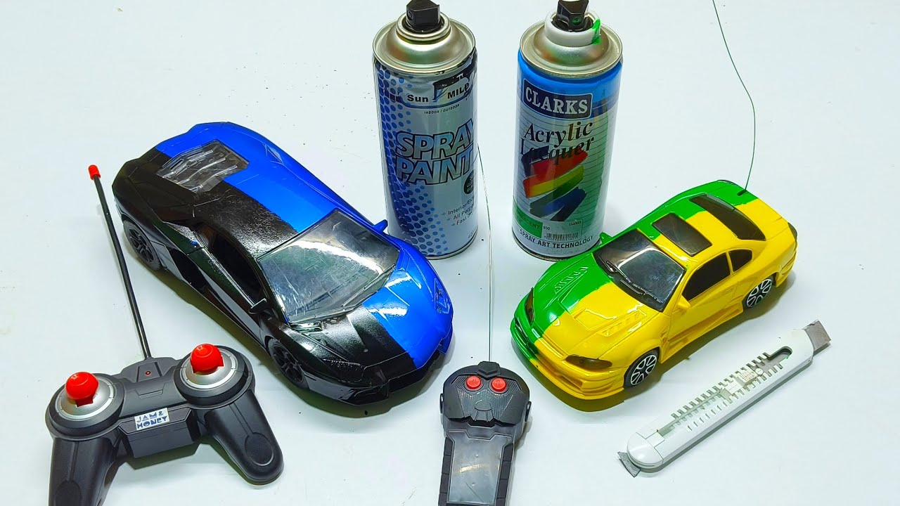 Radio Control Lamborghini Colour Change Black And Blue || Rc Car Colour ...