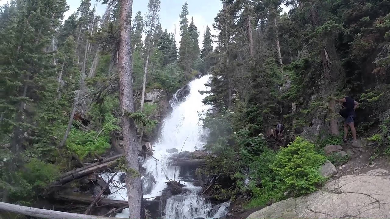 Fern Falls in Rocky Mountain National Park - YouTube