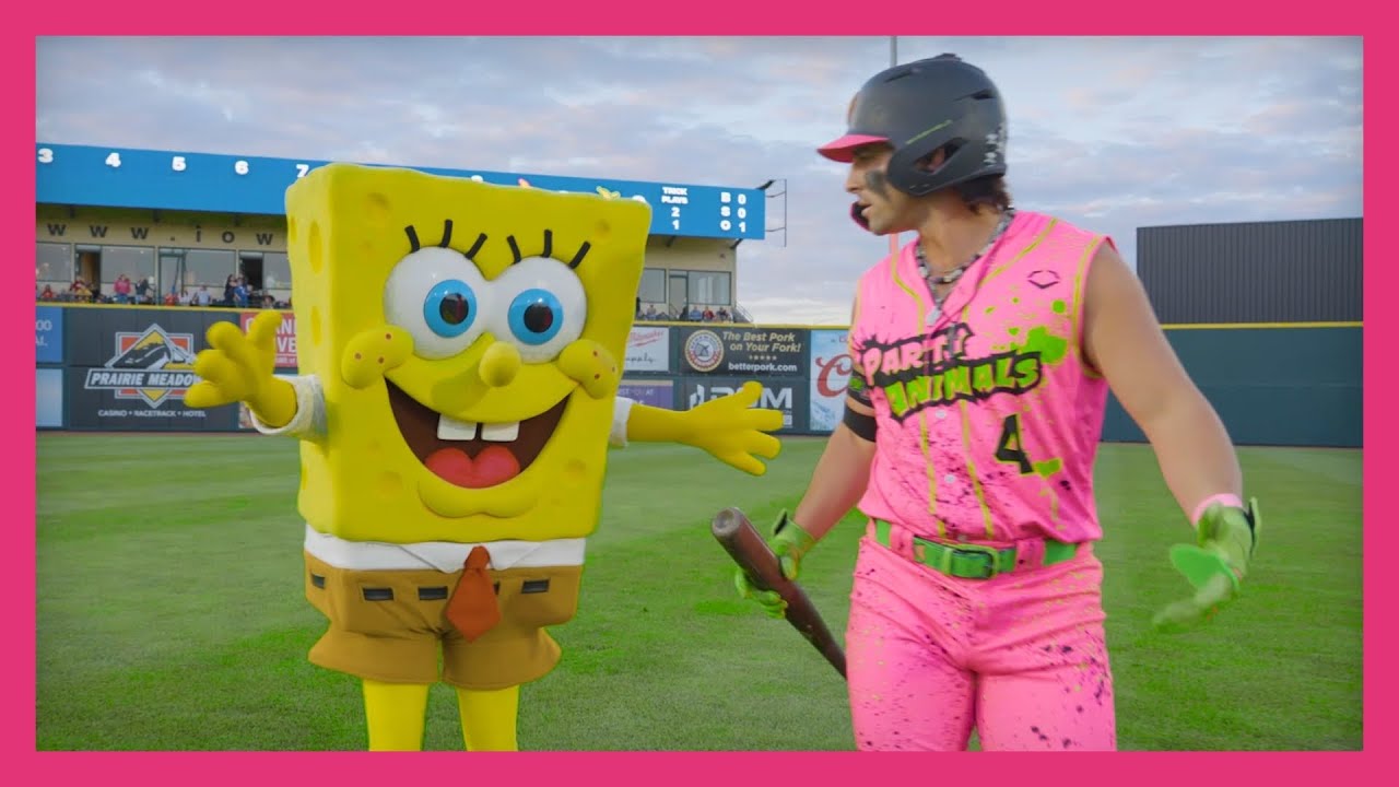 Spongebob SURPRISES Party Animals & Tanner Thomas is PLANKTON!? - YouTube