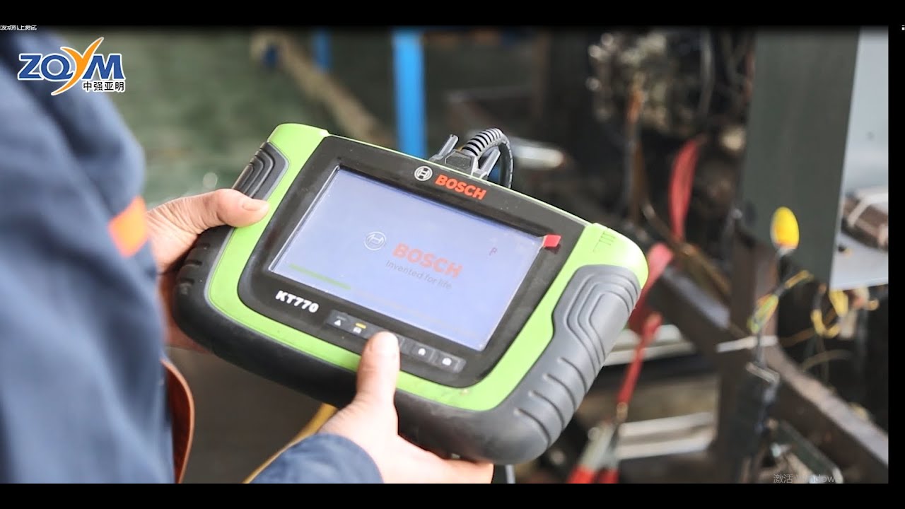 VP44 pump test on the engine - YouTube