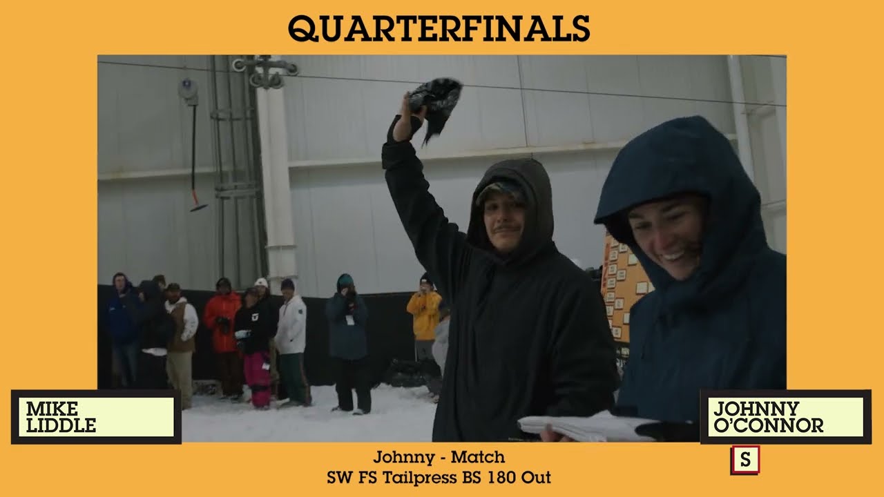 MIKE LIDDLE VS. JOHNNY O'CONNOR - QUARTERFINALS - 2022 GAME OF BIG SNOW ...