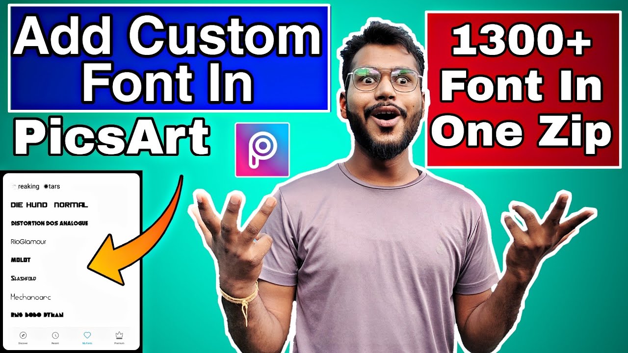 How To Add Custom Fonts In PicsArt Download PicsArt Font Zip Add How To Add Custom Fonts In PicsArt Download PicsArt Font Zip Add