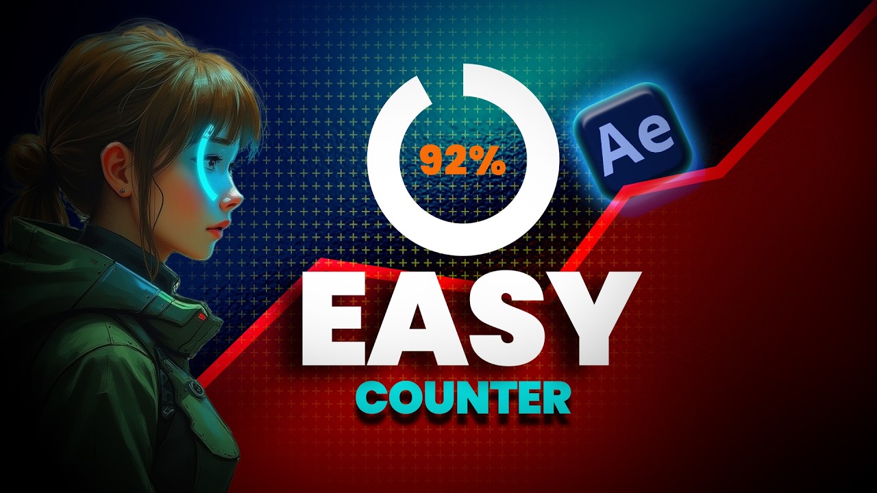 Percentage Counter-Animated Number Counter in After Effects Like Dhruv ...