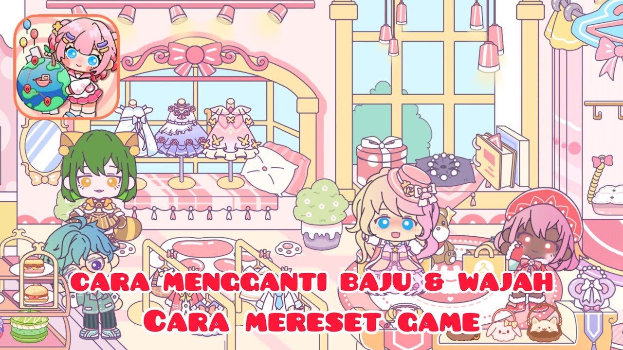 LOOMI WORLD | TUTORIAL MENGGANTI BAJU, RAMBUT, WARNA KULIT KARAKTER ...