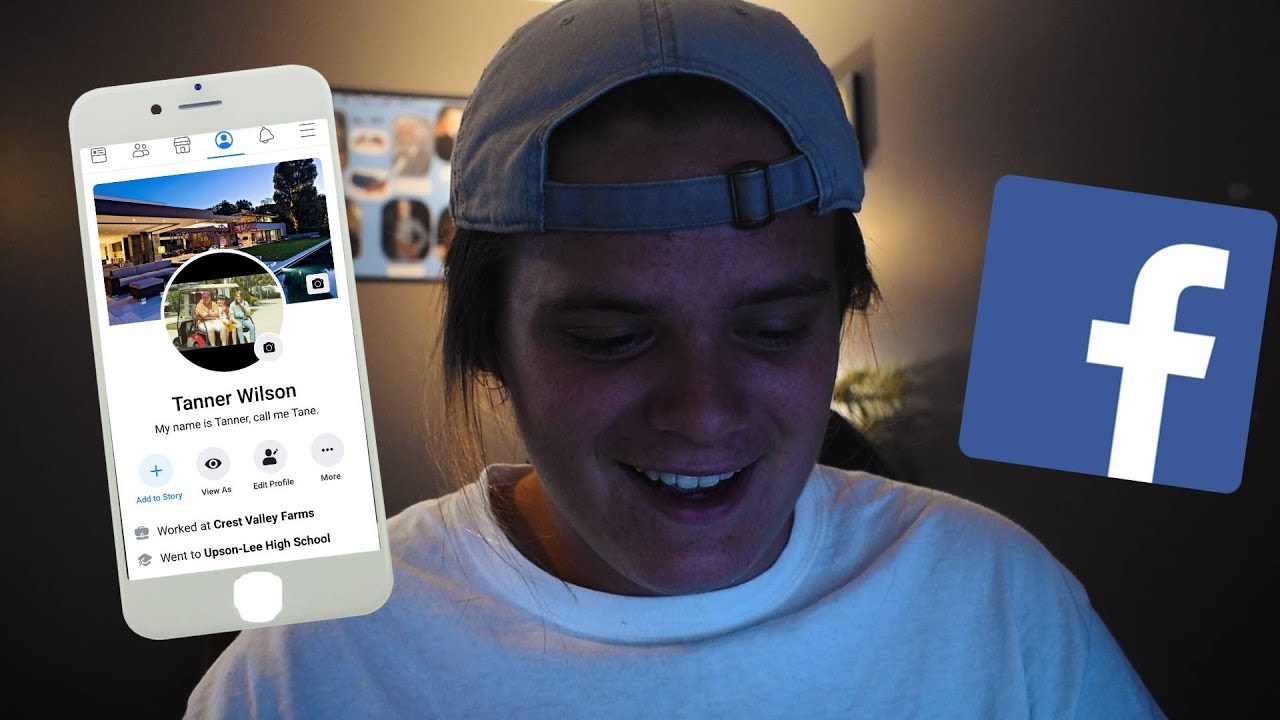 REACTING TO MY OLD FACEBOOK POSTS (cringy) - YouTube