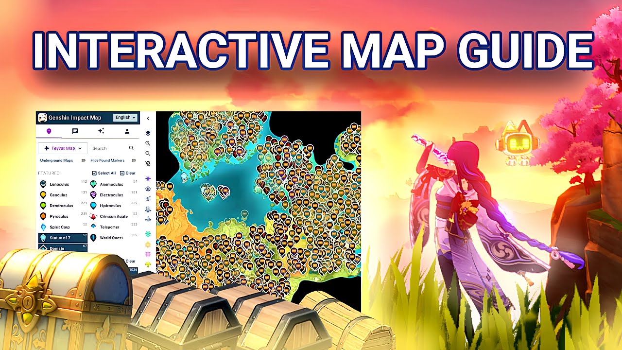 Beginner's guide: How to use Interactive map - Genshin Impact - YouTube