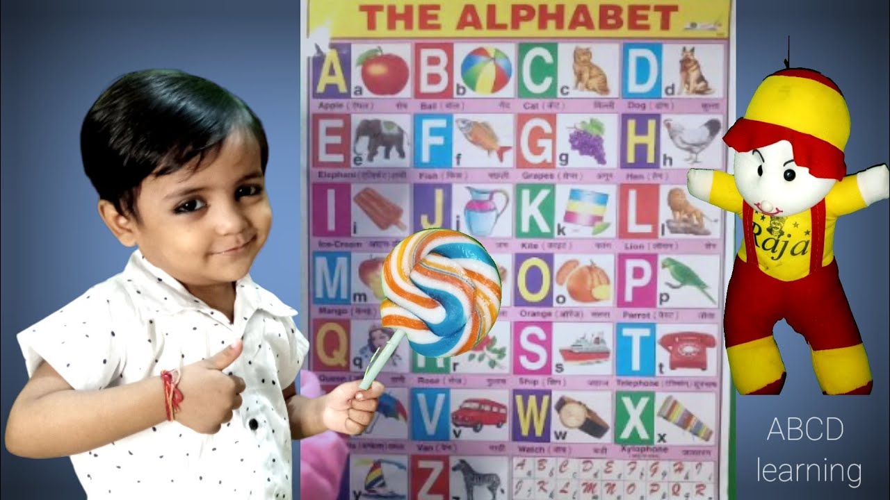 alphabets, a for apple b for ball c for cat, abcd, abcdef, atoz, wxyz, baby learning video - YouTube