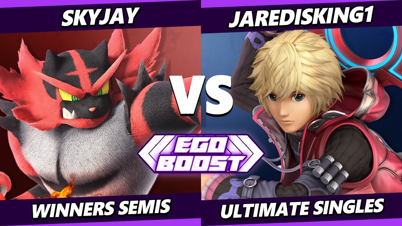 EGOBOOST Top 8 - Skyjay (Incineroar) Vs. Jaredisking1 (Shulk) Smash ...