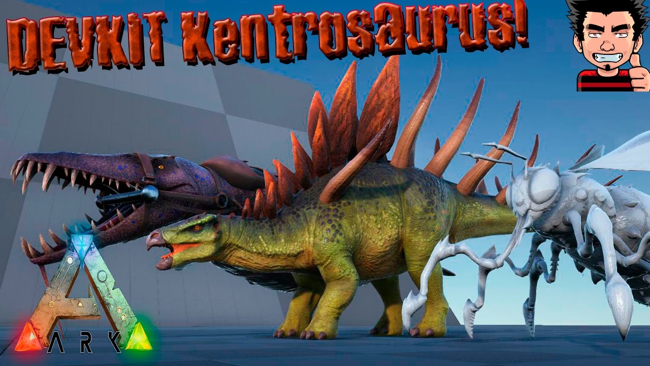 ARK SURVIVAL EVOLVED DEV KIT KENTROSAURUS Giant Bee Daeodon ...