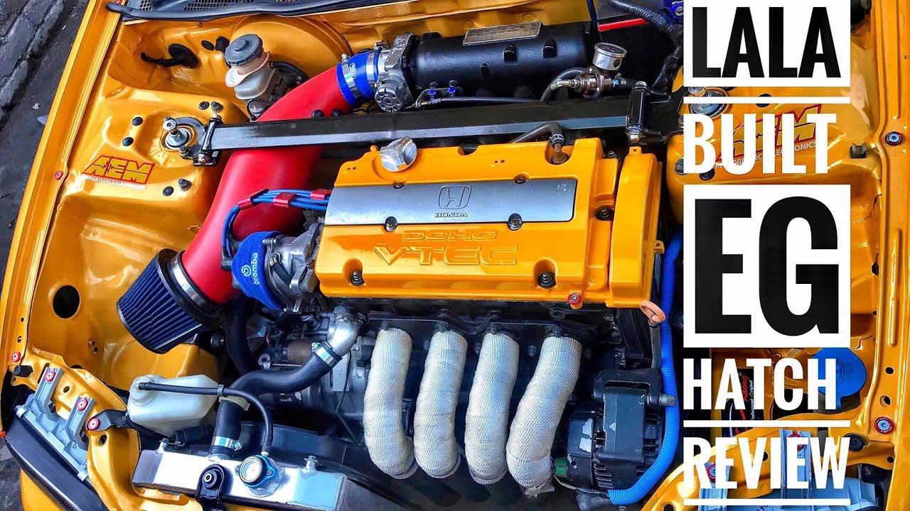 CIVIC EG HATCH REVIEW | H23 BUILT | - YouTube