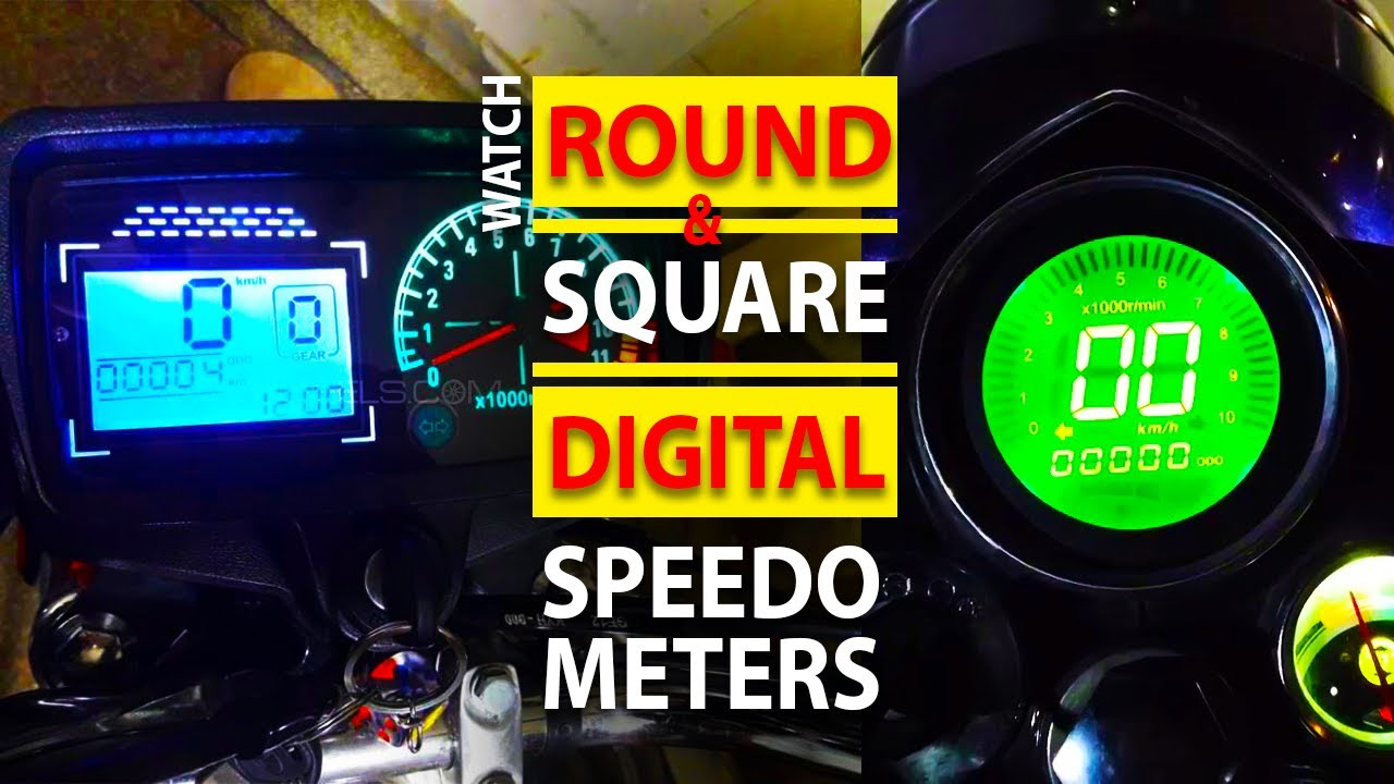 Square Digital Speedometers For Cd70 & CG125 | Universal Digital ...