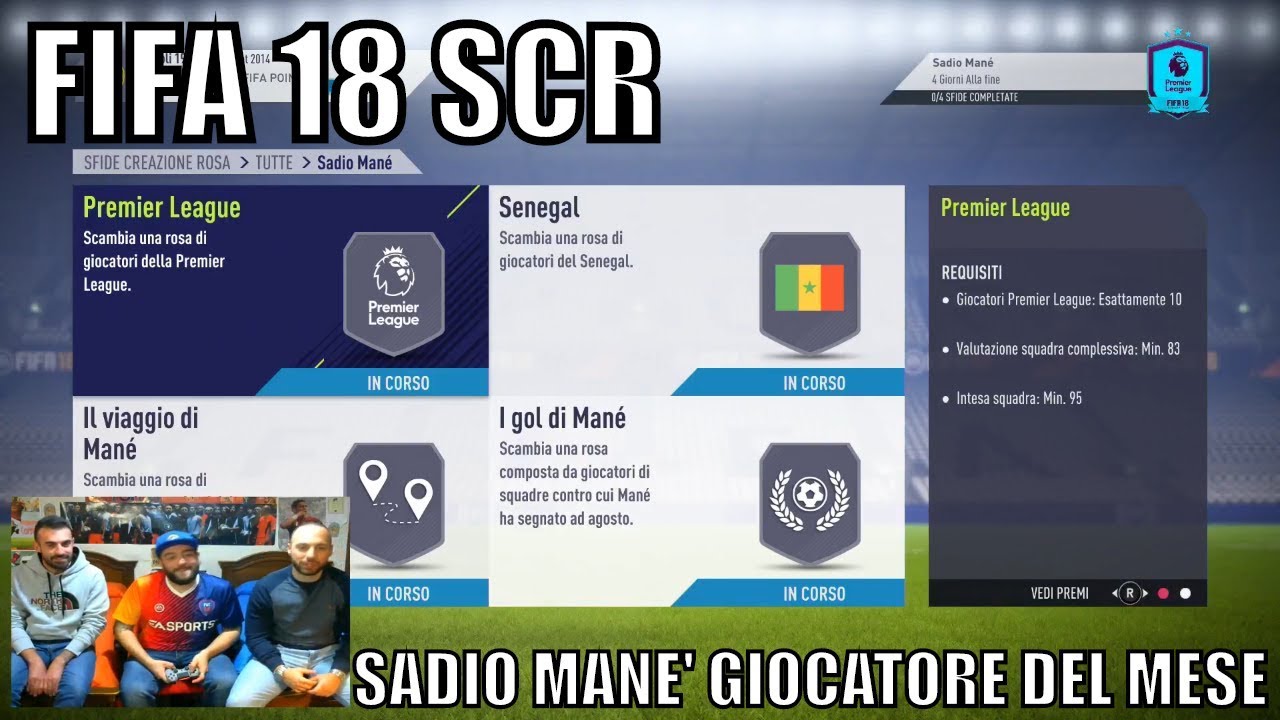 ⚽ FIFA 18 SCR | SADIO MANE' (GIOCATORE DEL MESE) - YouTube