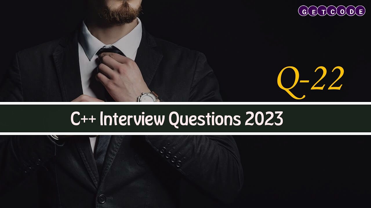 22 Concrete Class C Interview Questions C Programming Youtube