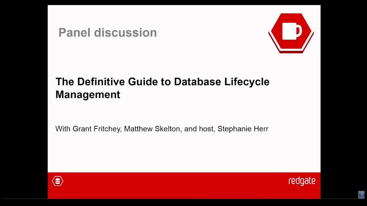 Webinar: The Definitive Guide to Database Lifecycle Management - YouTube