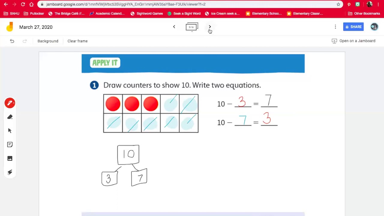 Number Partners for 10 (part 5) - YouTube