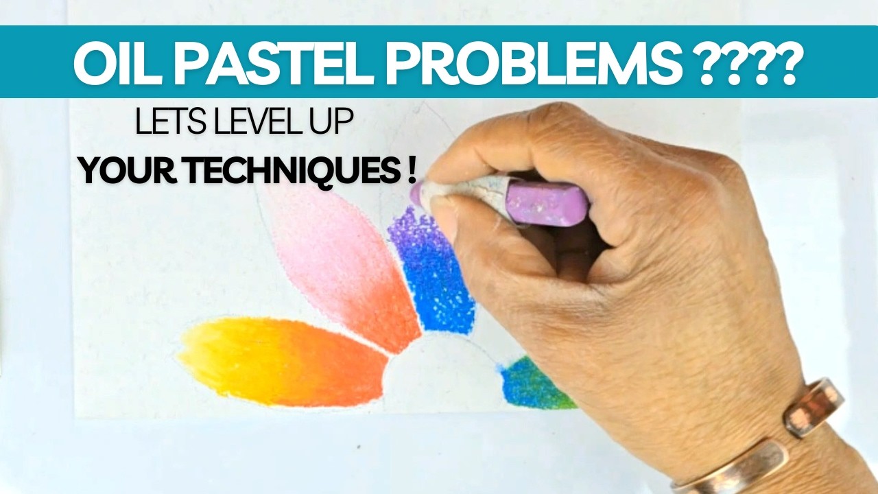 HOW TO BLEND OIL PASTEL | BEGINNER HACKS - YouTube