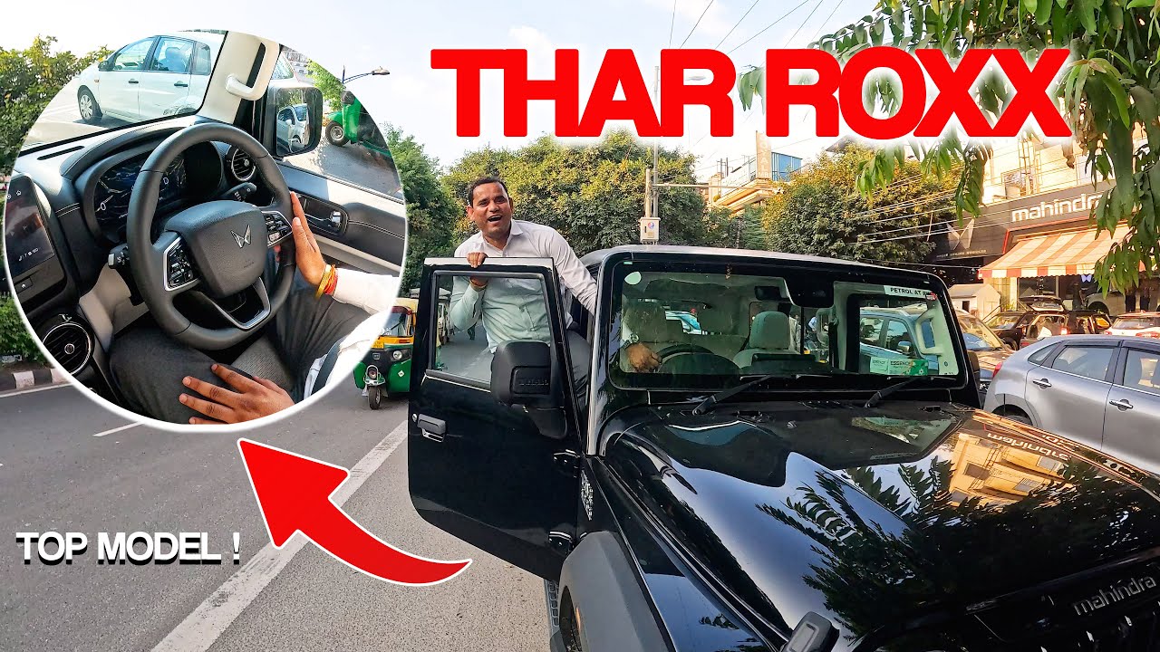 Mahindra Thar Roxx Top Model First Time Experience | Thar Roxx Will ...