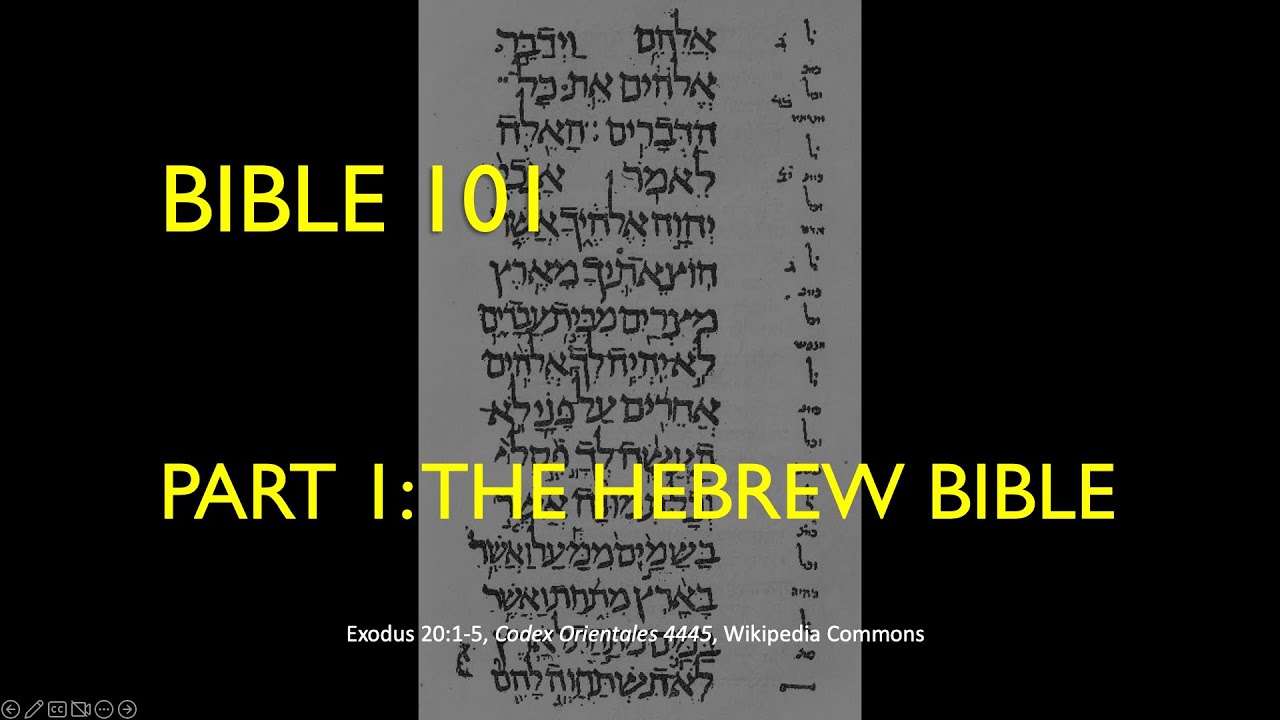 Bible 101 - Week 8, Hebrew Bible: Themes (The Major and Minor Prophets ...