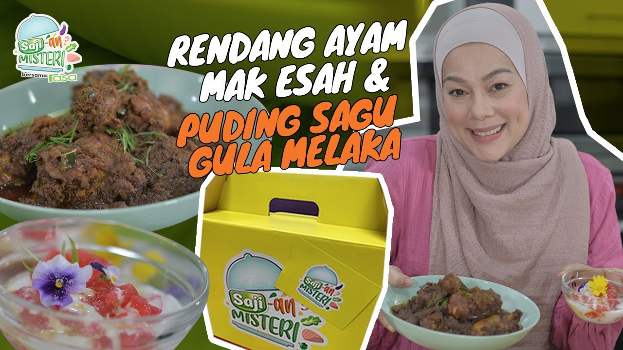 Rendang Ayam & Sagu Gula Melaka Sajian Misteri x Rasa - YouTube