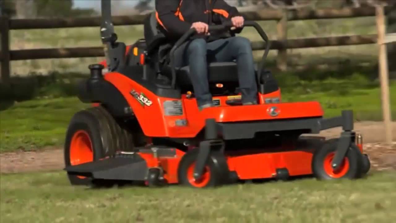 Kubota - Out Front Mowers Farm Machinery - YouTube