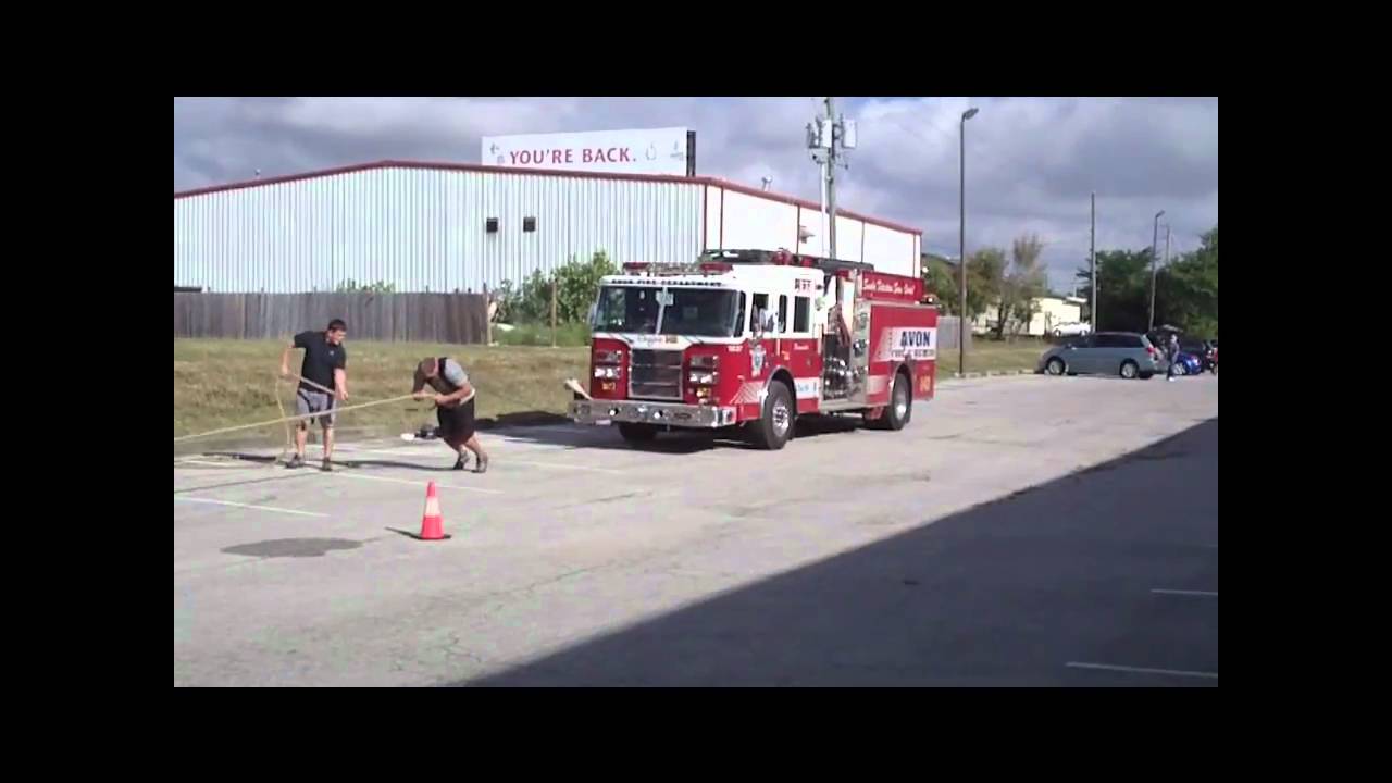 Fire Truck Pull - YouTube