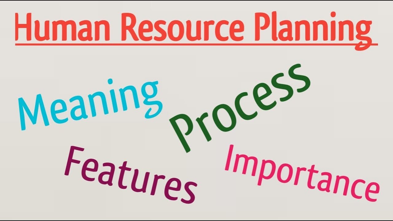 Human Resource Planning | Process of Human Resource Planning ...