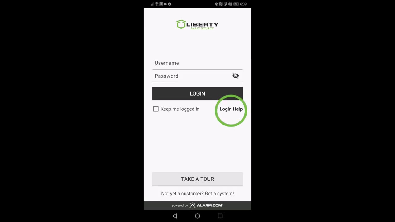 Login help - for the Liberty Live app - YouTube